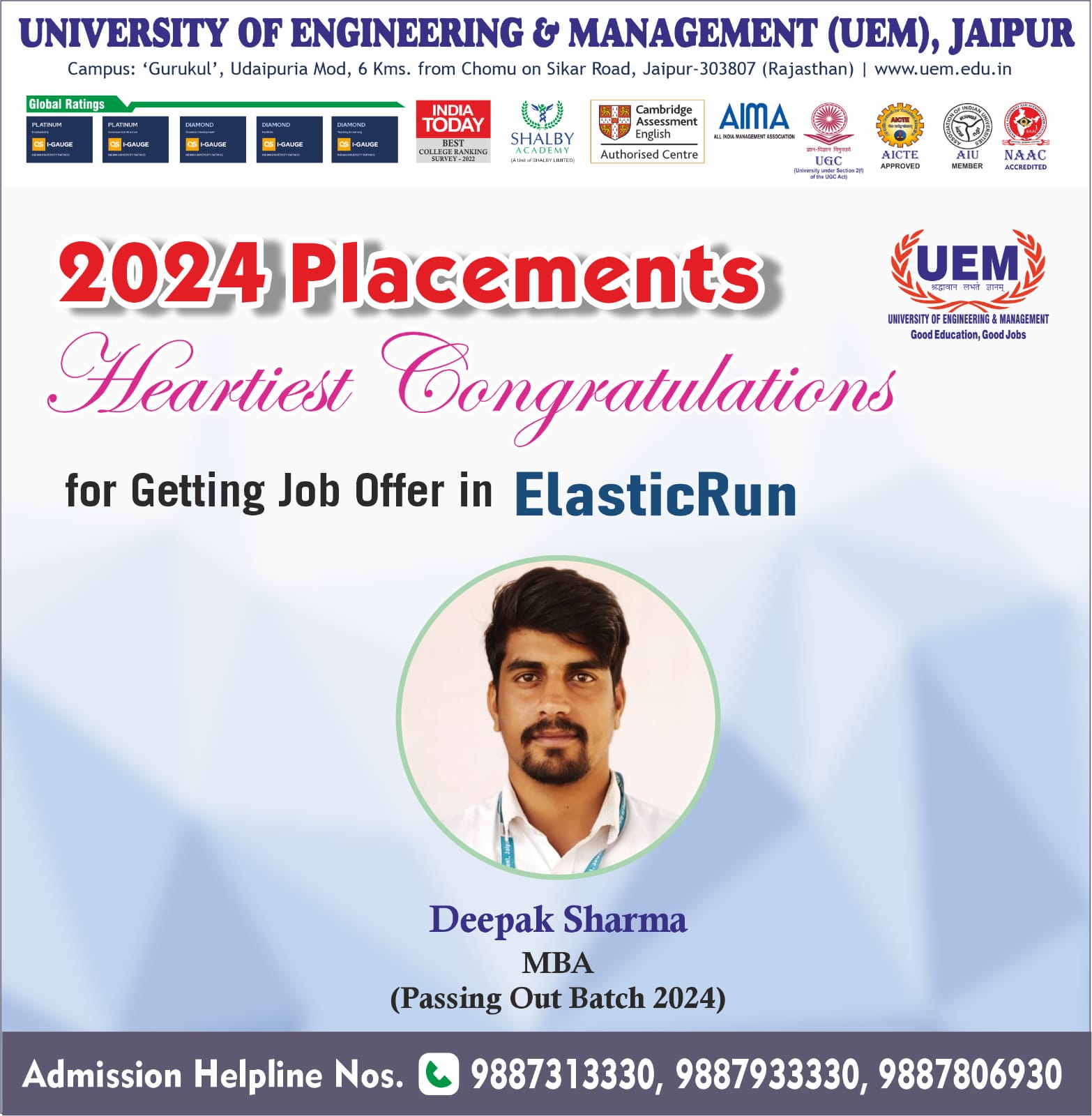 Placements - UEM Jaipur